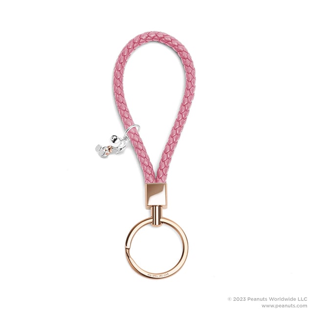 PEANUTS Keychain | Coral Pink - Customizable | Crudo