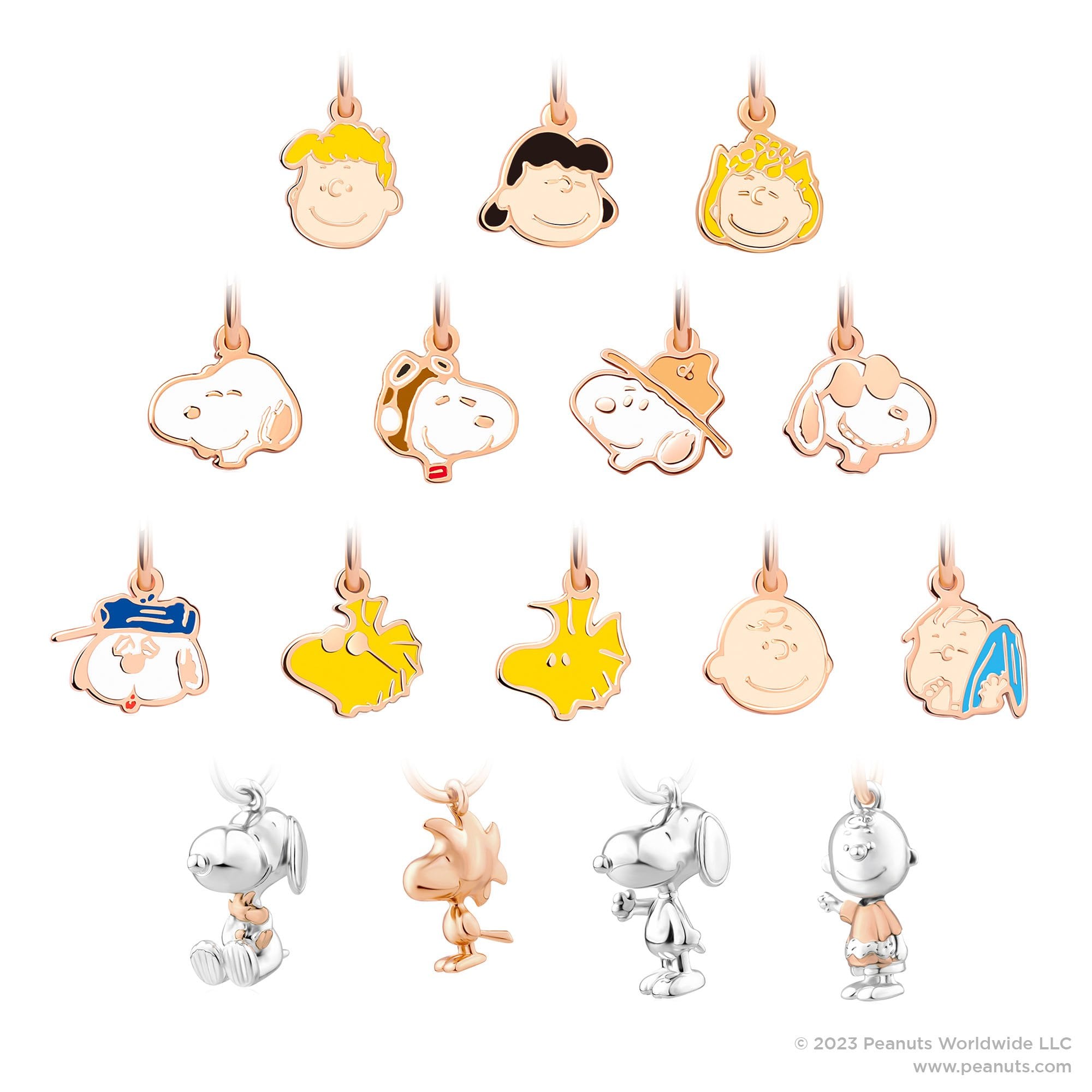 Peanuts Customized Leather Gemstone Bracelet - Dolphin Gray Mother of Pearl