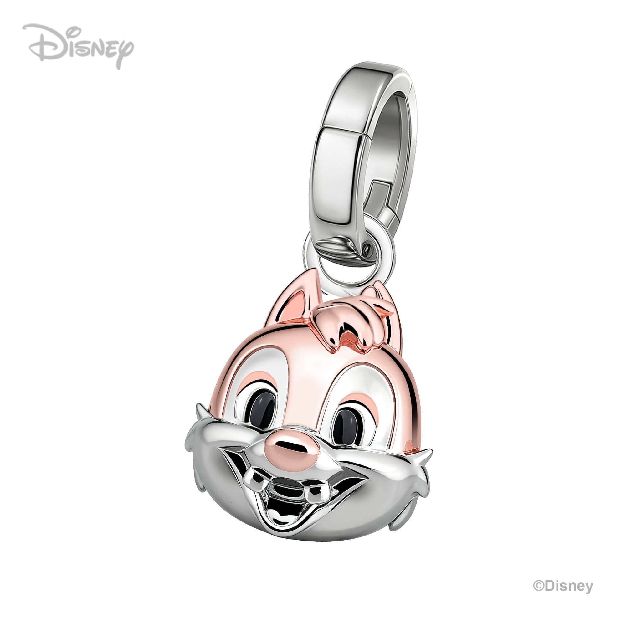 Chip 'n Dale 925 純銀吊墜 - 大鼻 - Crudo